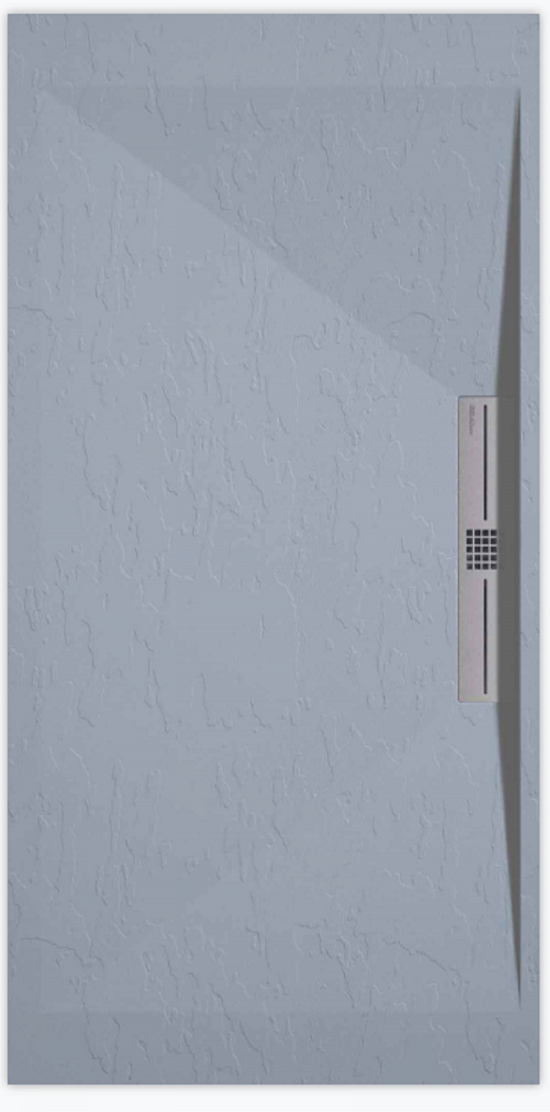 Sanifun douchebak Stone Side Gray Slate 1000 x 800 S - Sanitopper